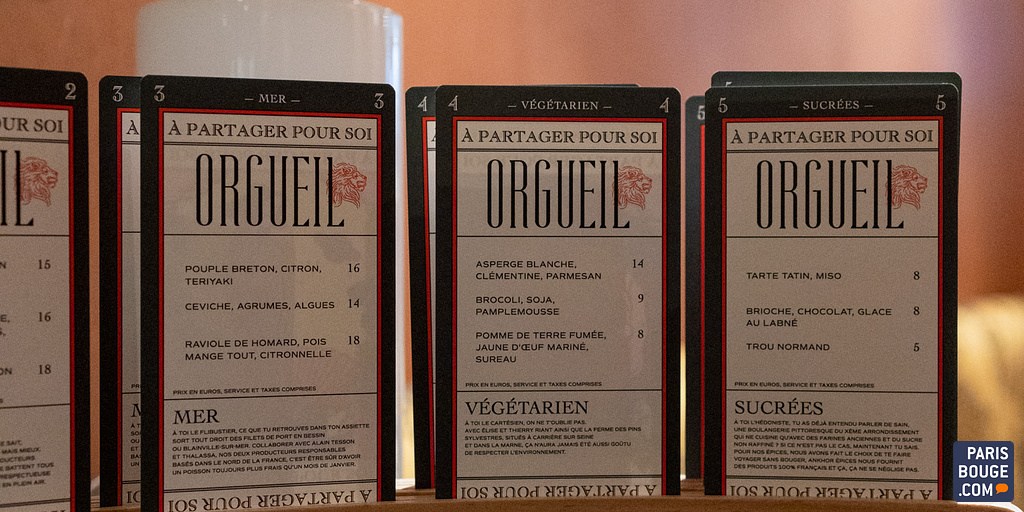 Orgueil Restaurant Paris