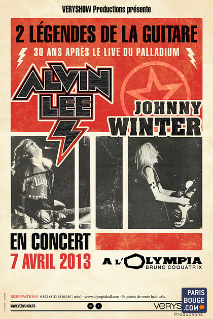 Alvin Lee & Johnny Winter - Olympia - 7 avril 2013