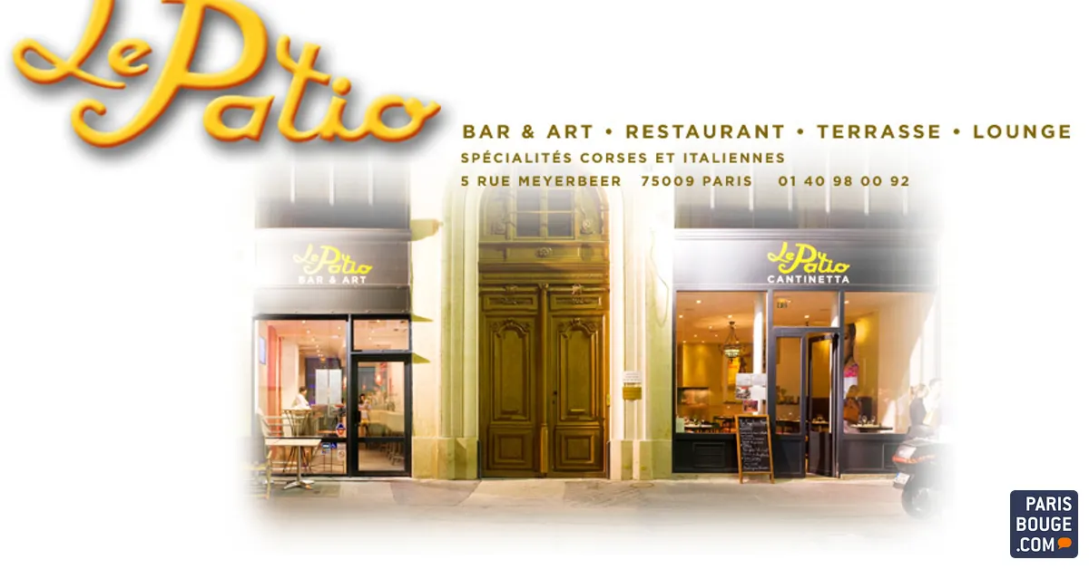 Le Patio Restaurant Bar Paris