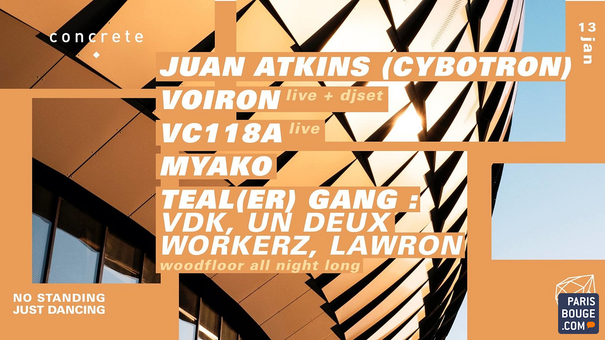 Concrete: Juan Atkins (Cybotron) / Voiron / Vc118a / Myako - Concrete ...