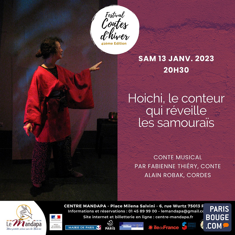 Hoichi, le conteur qui réveille les samouraïs - Théâtre Mandapa - 13 ...