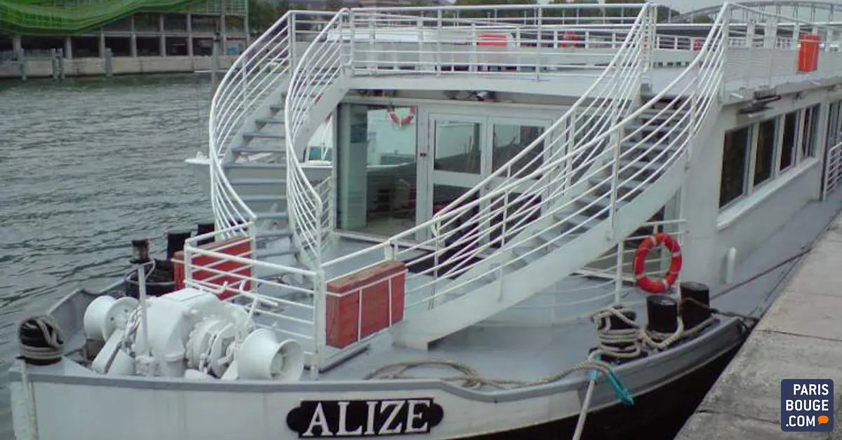 Péniche Alizé Salle Paris