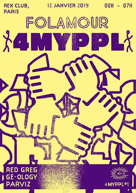 Folamour 4myppl Residency #1: RED Greg, GE-Ology, Parviz - Rex Club ...
