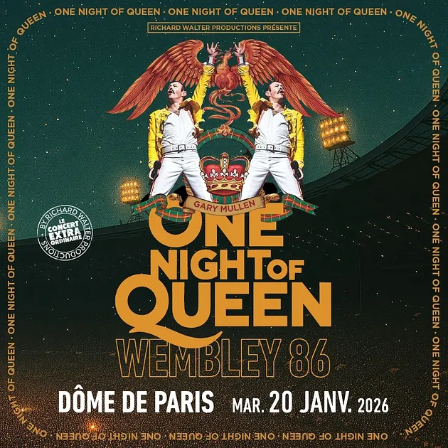 One night of Queen - Wembley 86 - Dôme de Paris - Palais des Sports ...