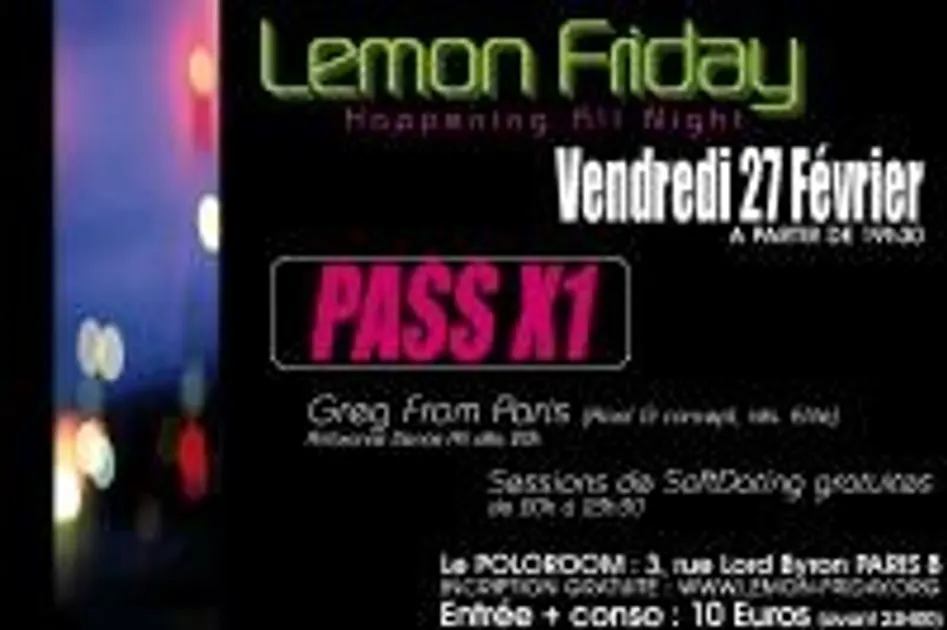 Lemon Friday - Polo Room - 27 février 2004