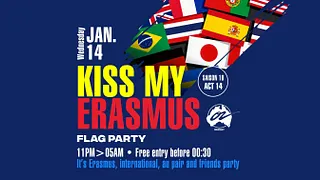 Kiss my Erasmus @ Café OZ - Café Oz Châtelet - 11 février 2026