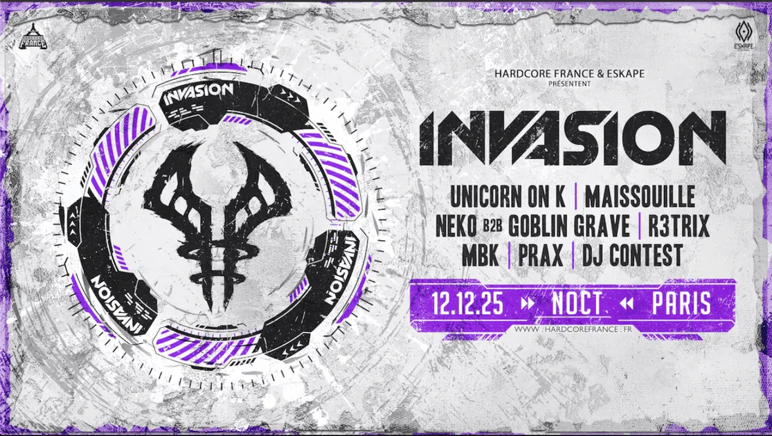 Invasion x Noct : Unicorn on K, Maissouille... - Noct Club - 12 ...