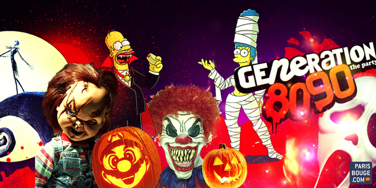 Generation 80-90 en mode Halloween - Barramundi - 31 octobre 2019