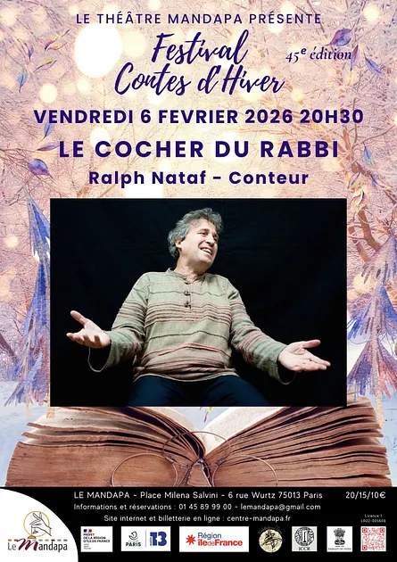 Le cocher du Rabbi - Conte oriental - Centre Mandapa - 6 février 2026