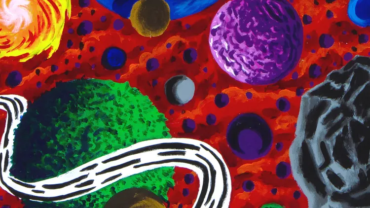 Hervé Di Rosa - Le passe-mondes - Centre Georges Pompidou - Beaubourg ...