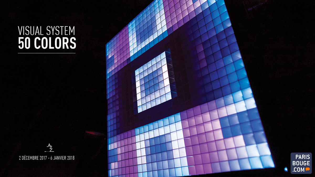 VISUAL SYSTEM - 50 COLORS - A2Z Art Gallery (Paris) - A2Z Art Gallery ...