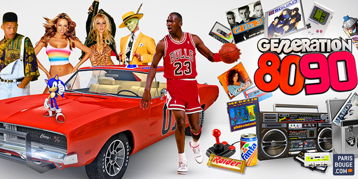 Génération 80-90 : La Boum 80s 90s - Le Flow - 8 décembre 2018