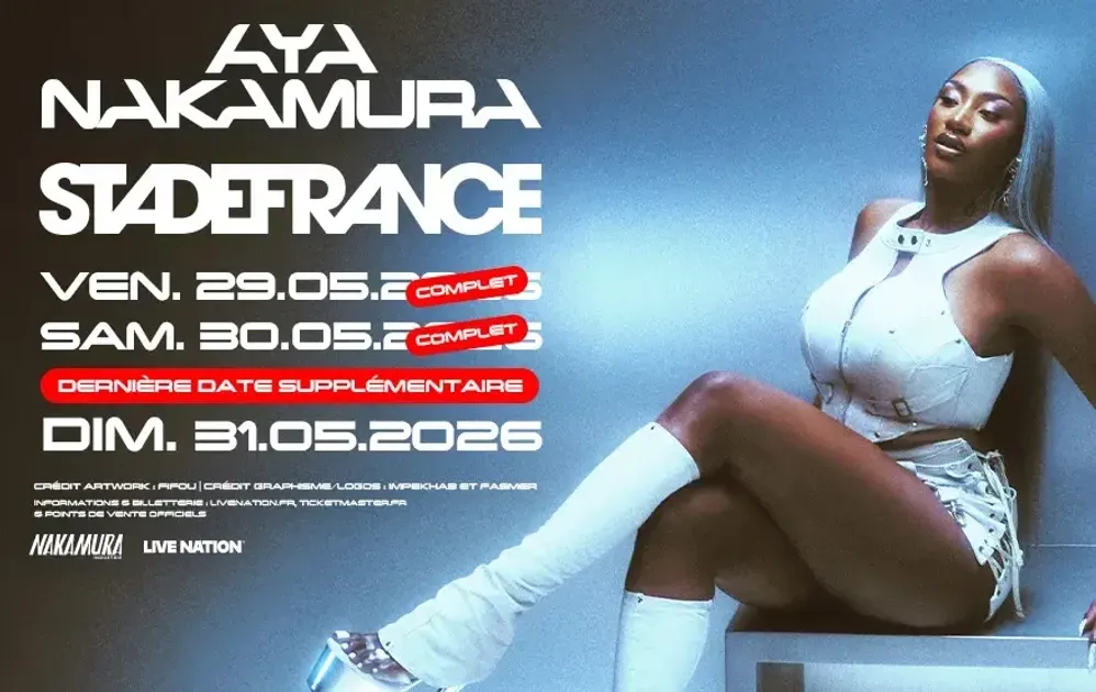 Aya Nakamura - Stade de France - 31 mai 2026
